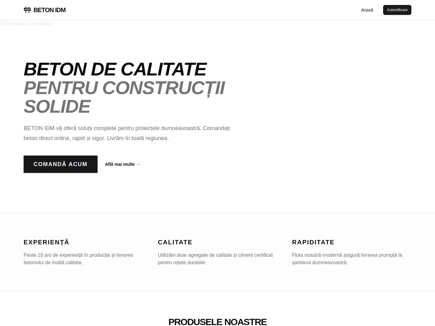 BETON IDM Sales Portal