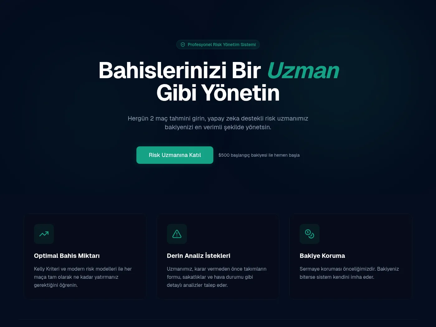 BetRisk Manager
