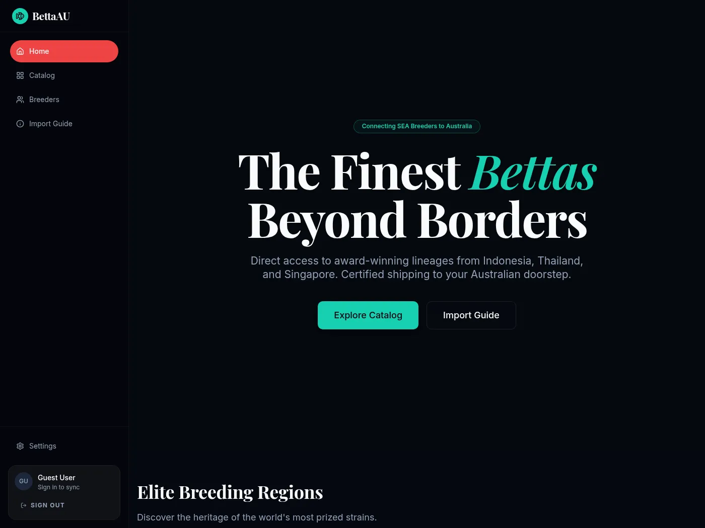 Betta Marketplace Hub
