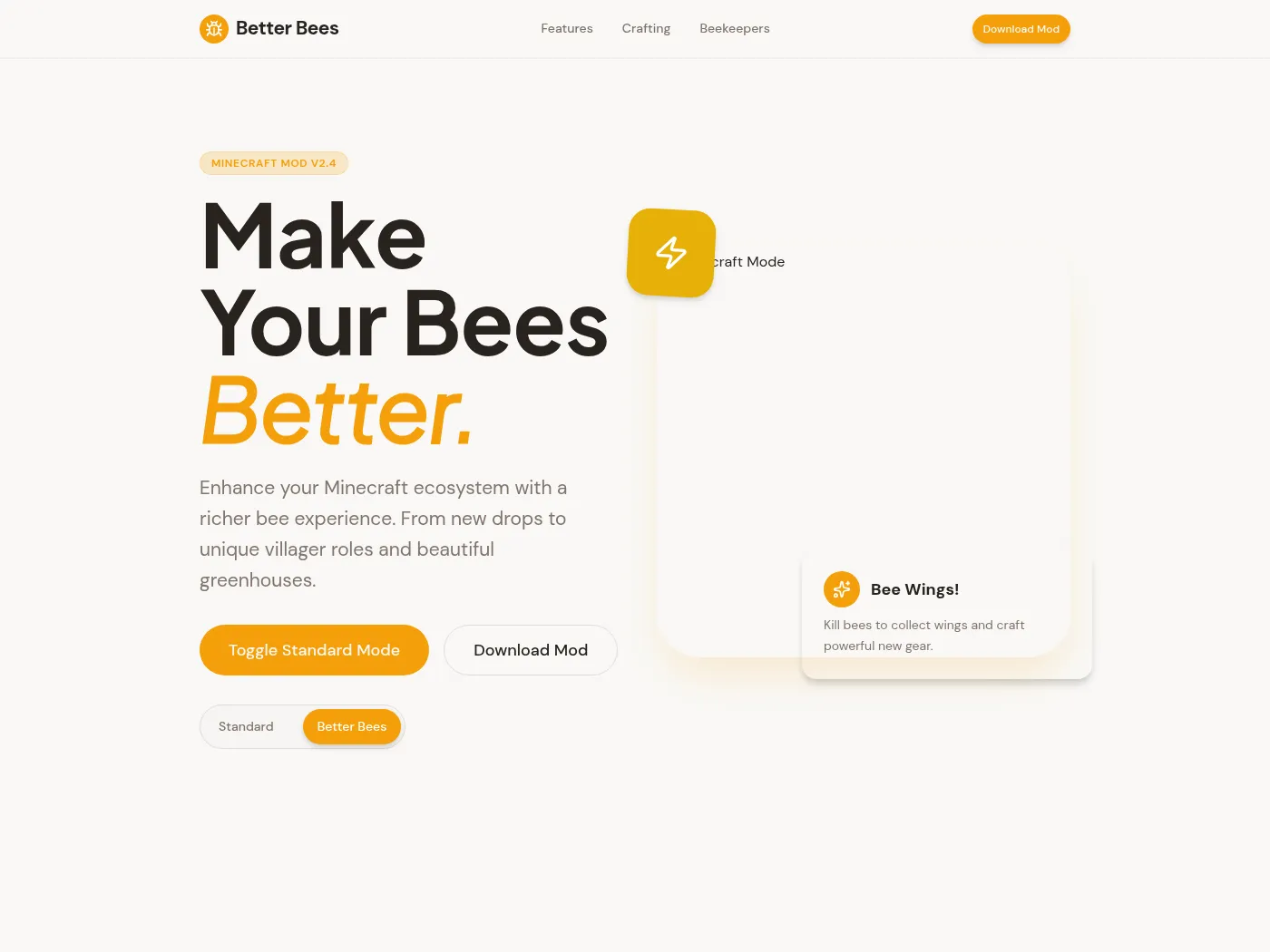 Better Bees Mod Manager