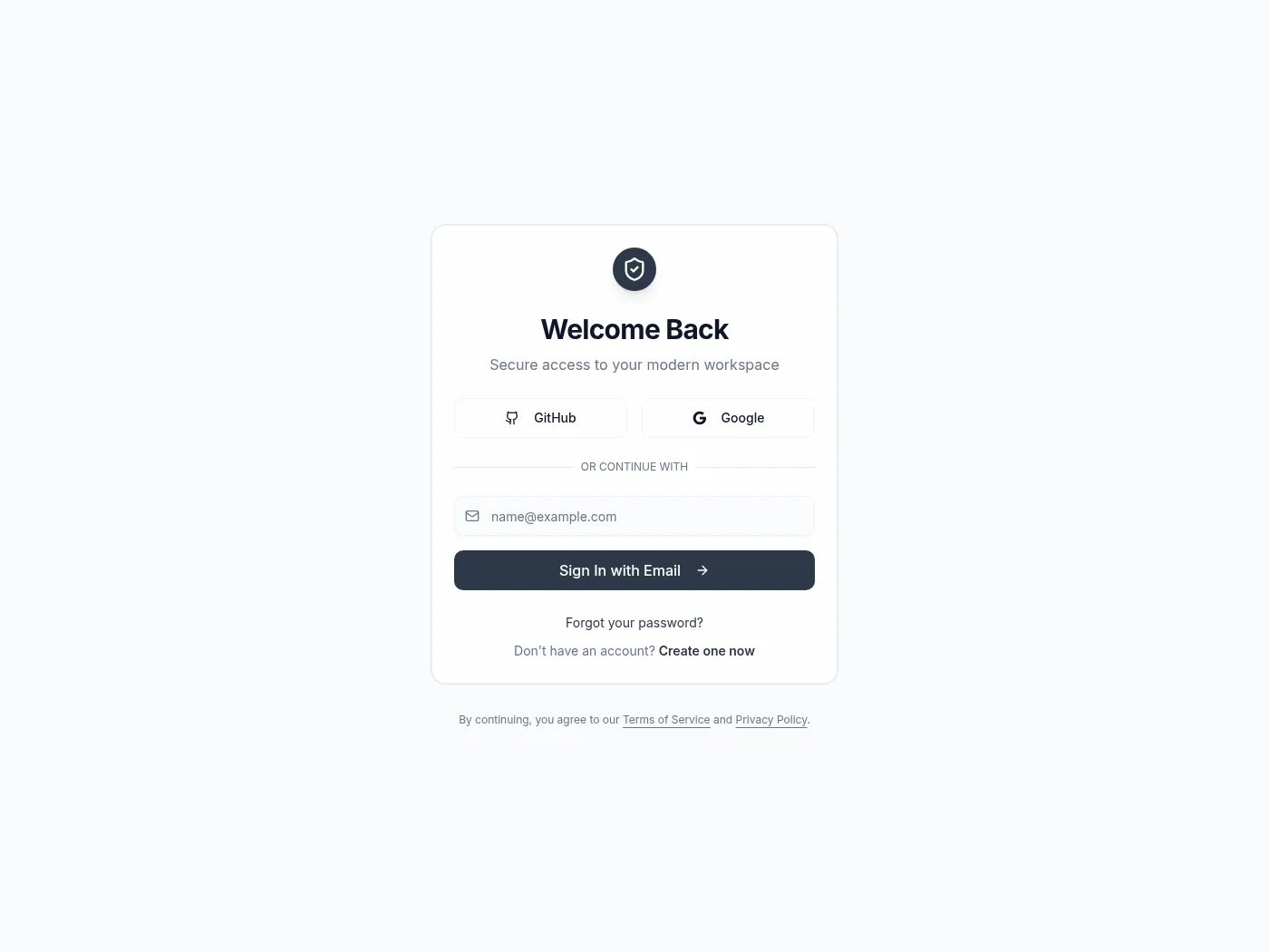 Better Login Experience