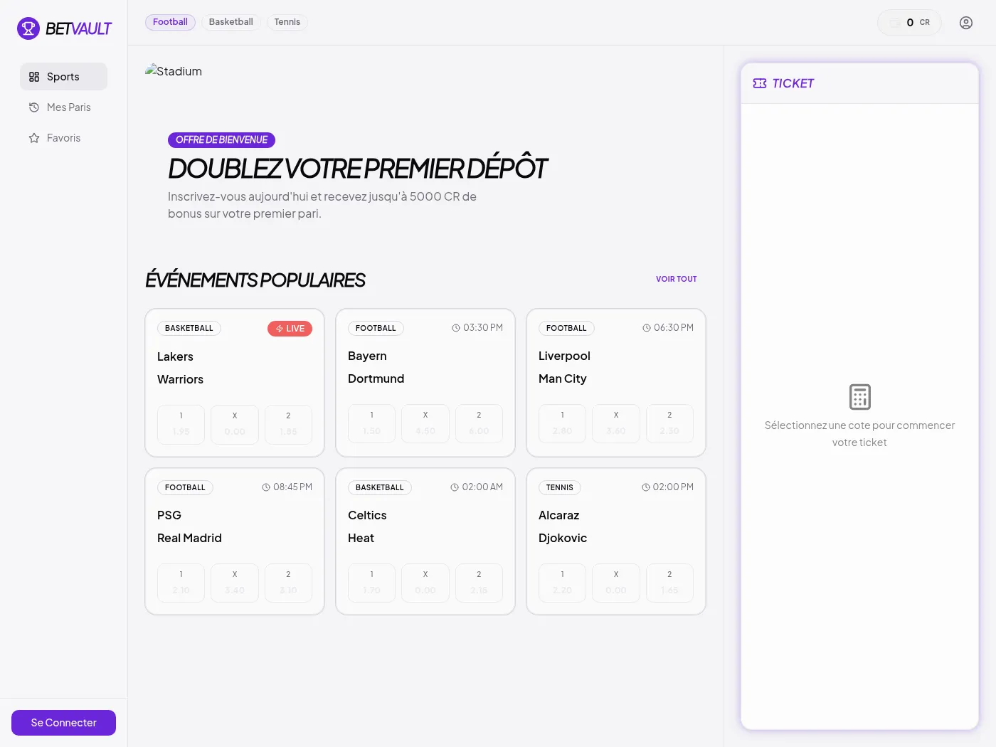 Betting Portal Web