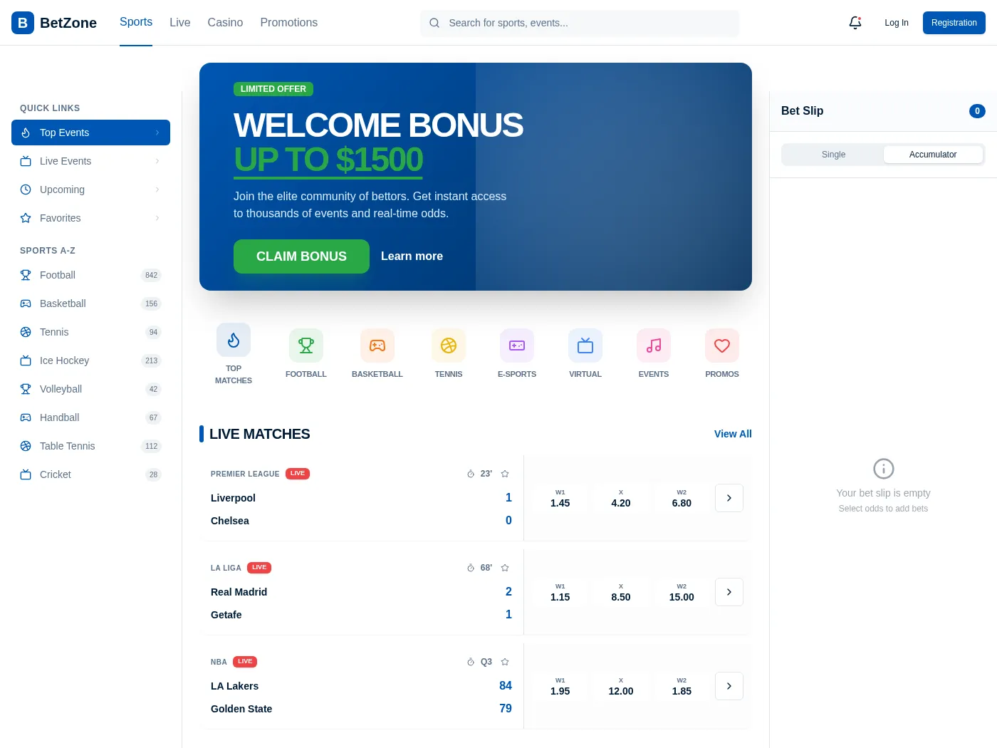 BetZone Clone