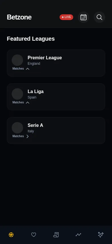 Betzone Football Elite App