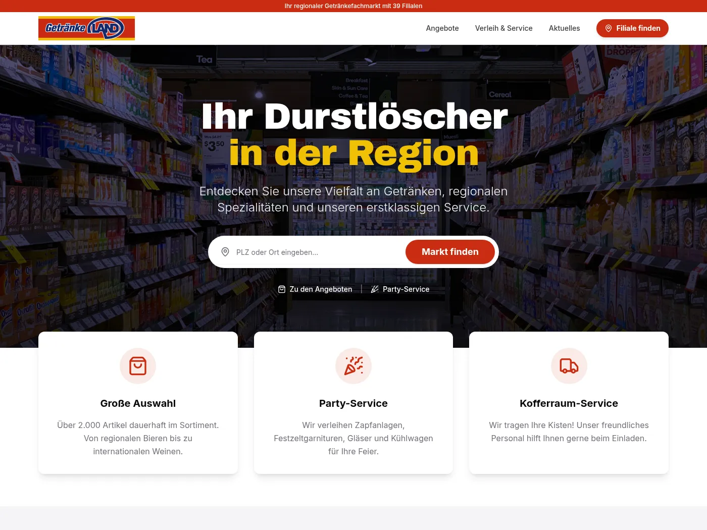 Beverage Storefront Relaunch