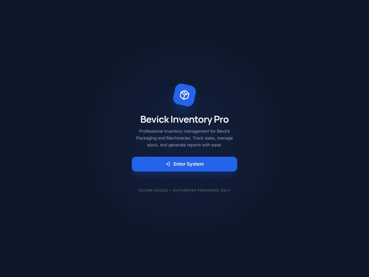 Bevick Inventory Pro