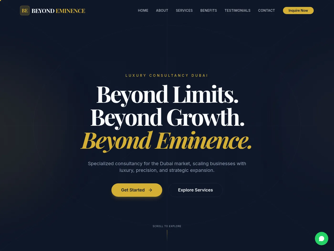 Beyond Eminence Corporate Site