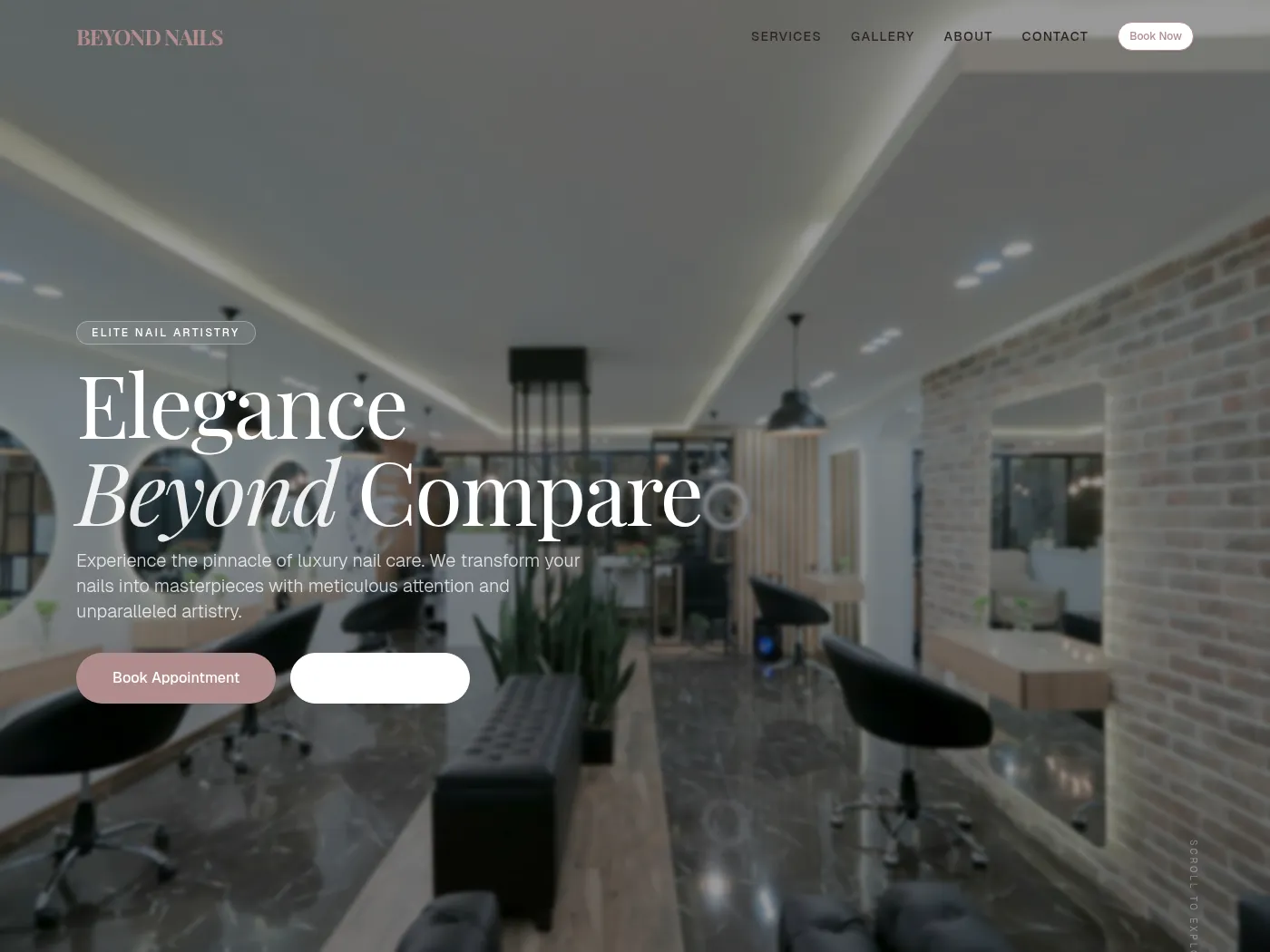 Beyond Nails Website