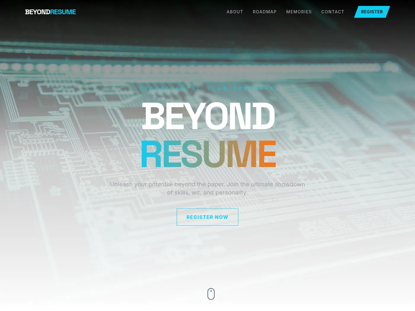 Beyond Resume Event Page