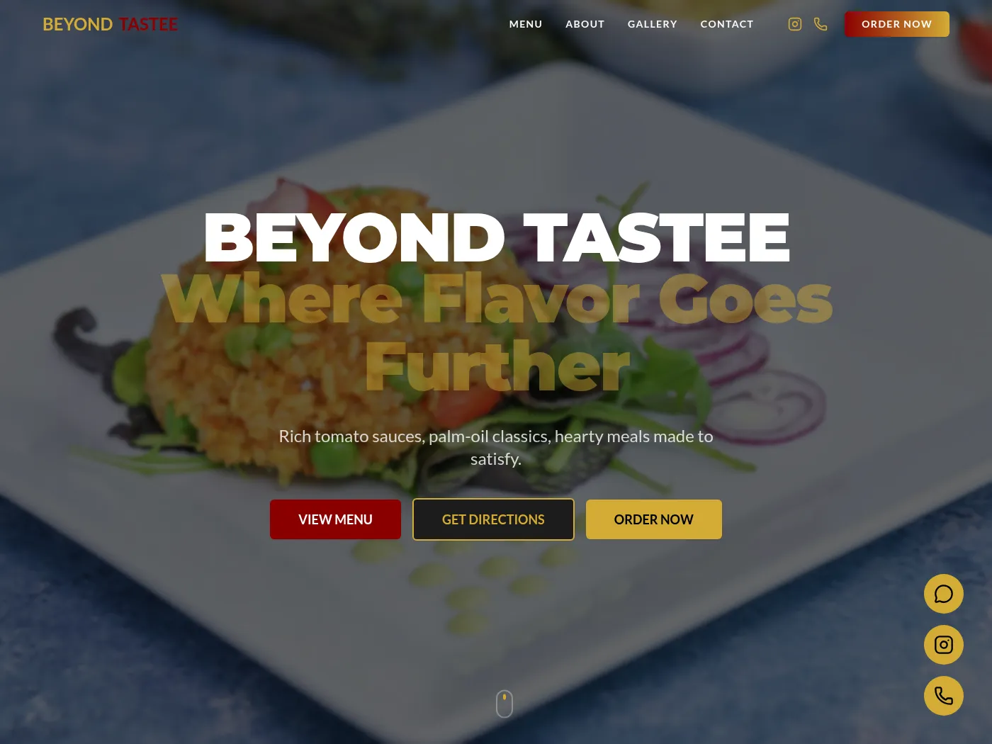 Beyond Tastee Website