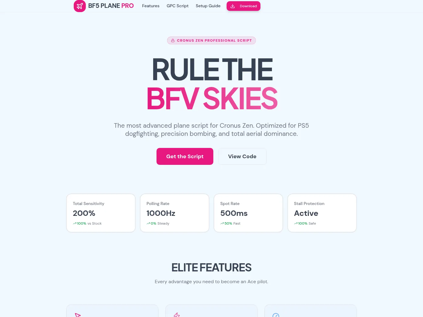 Battlefield 5 Plane Pro