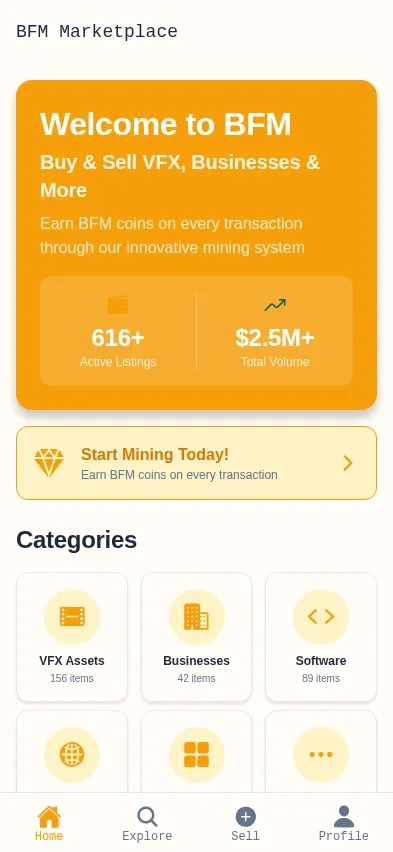 BFM Marketplace App