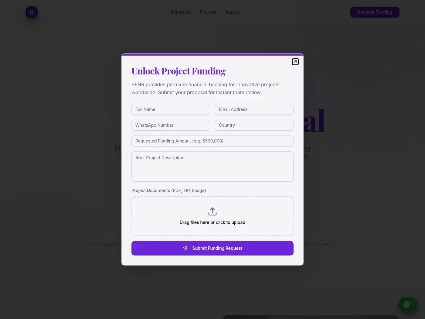 BFNR Premium Website