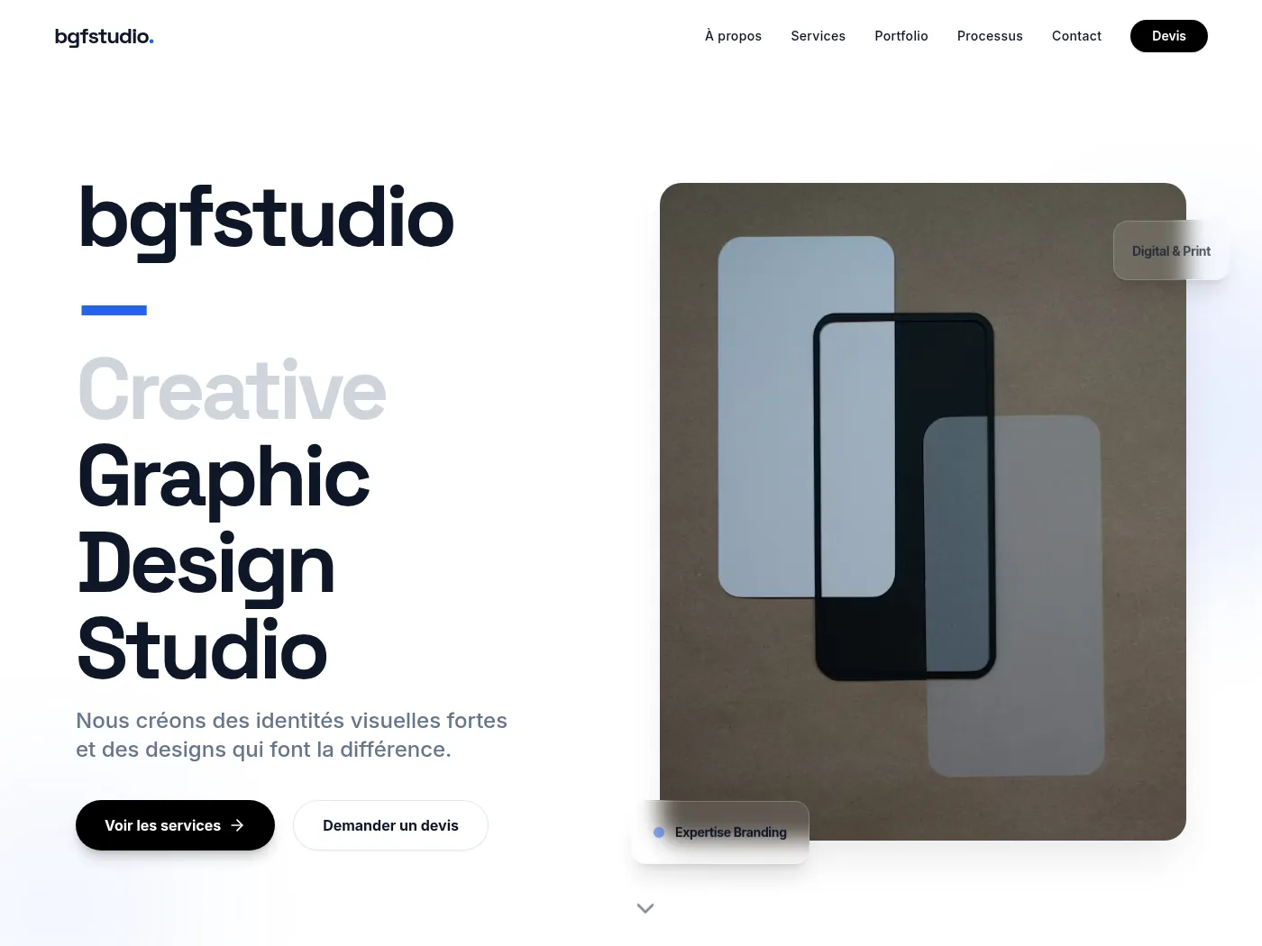 BGFStudio One Page
