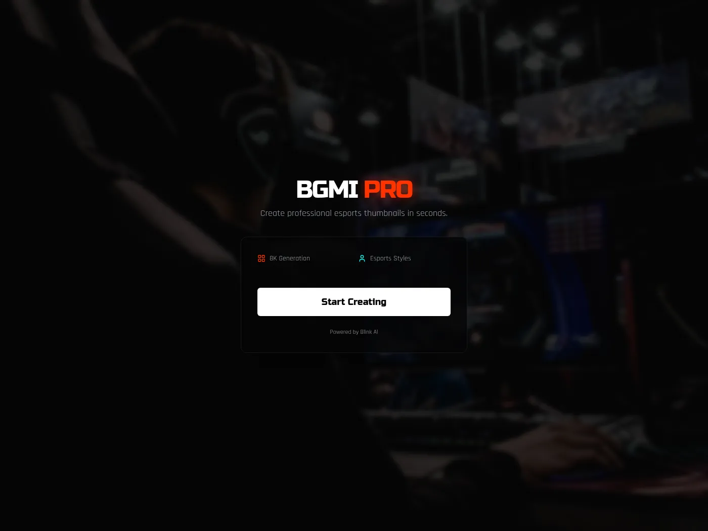 BGMI Livestream Thumbnail Pro