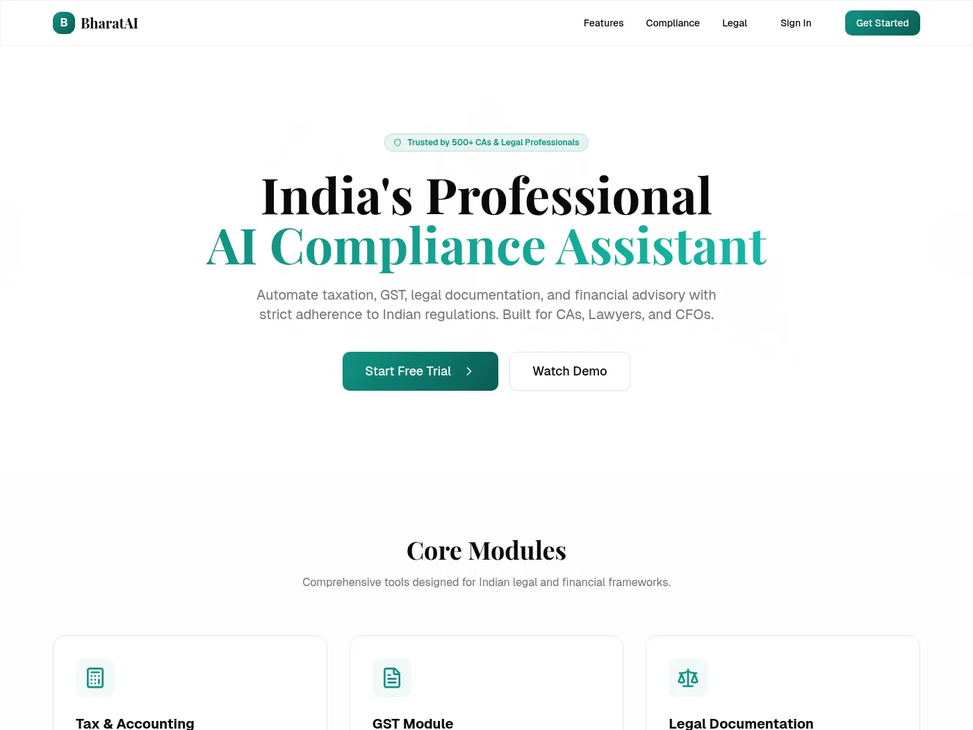 BharatAI: Compliance Assistant