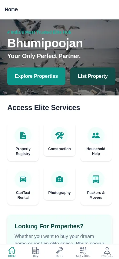 Bhumipoojan Mobile App