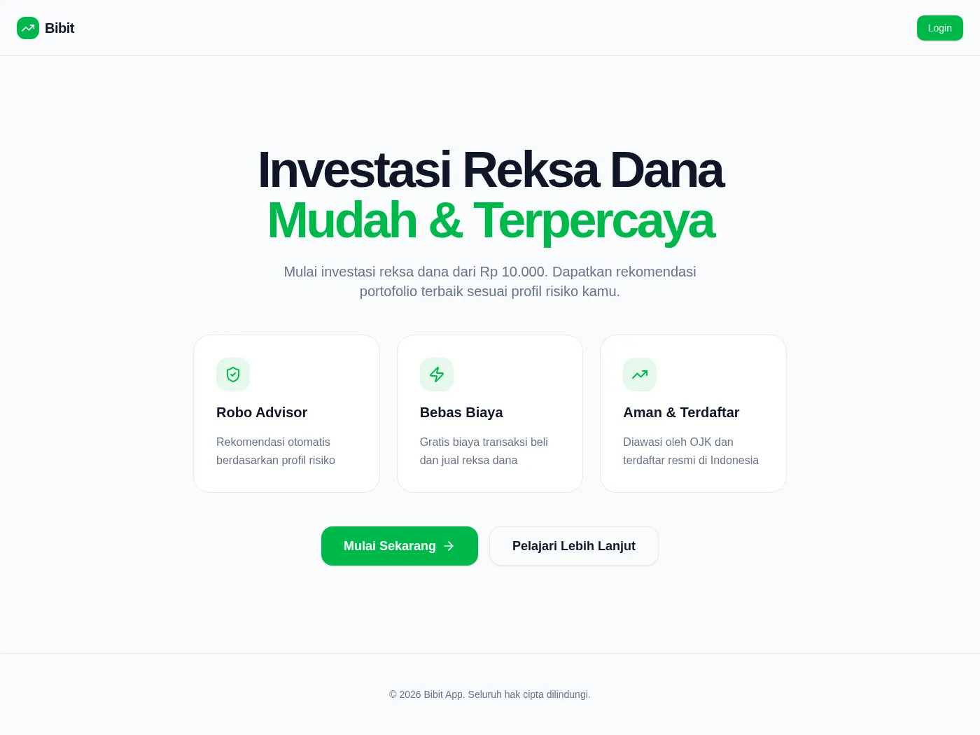 Bibit Investment App