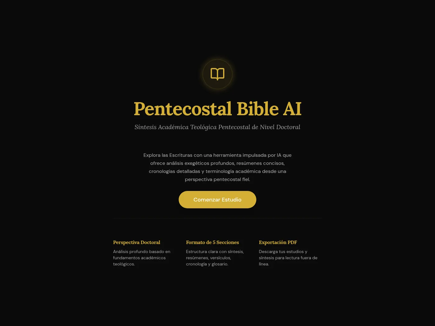 Pentecostal Bible AI