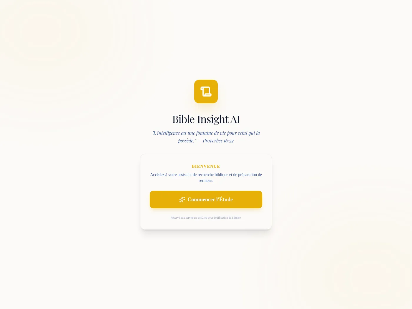Bible Insight AI
