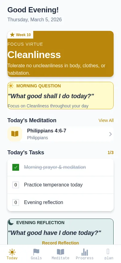 Franklin Faith Tracker
