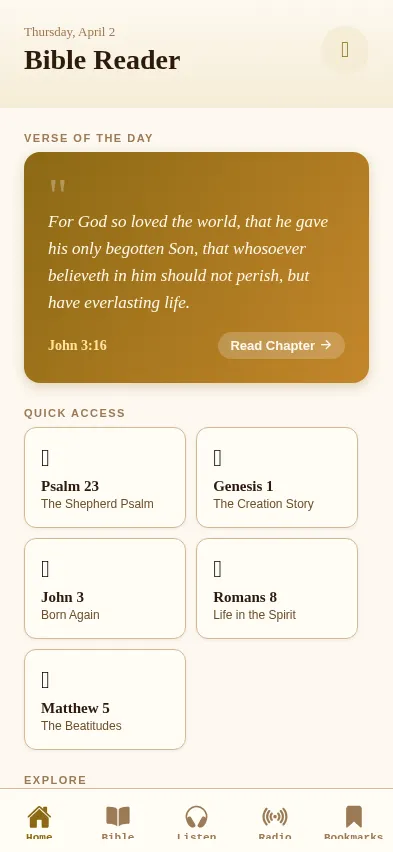 Bible Radio Reader