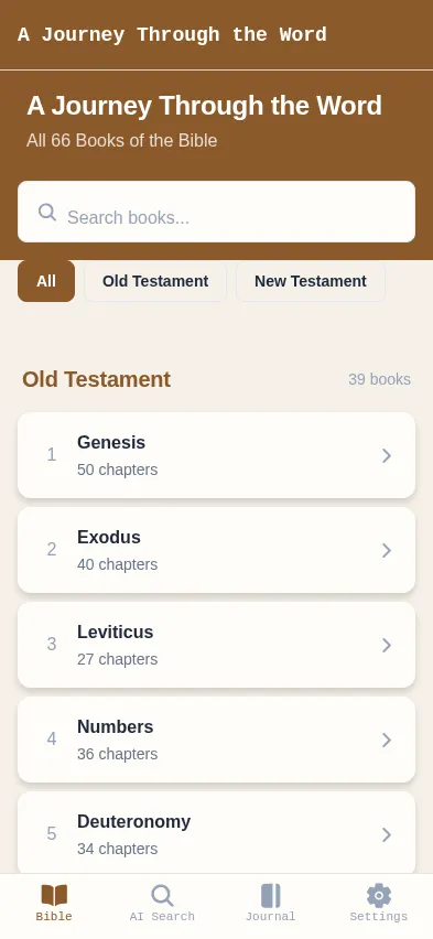 A Journey Through the Word
