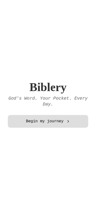 Biblery: Daily Bible Companion
