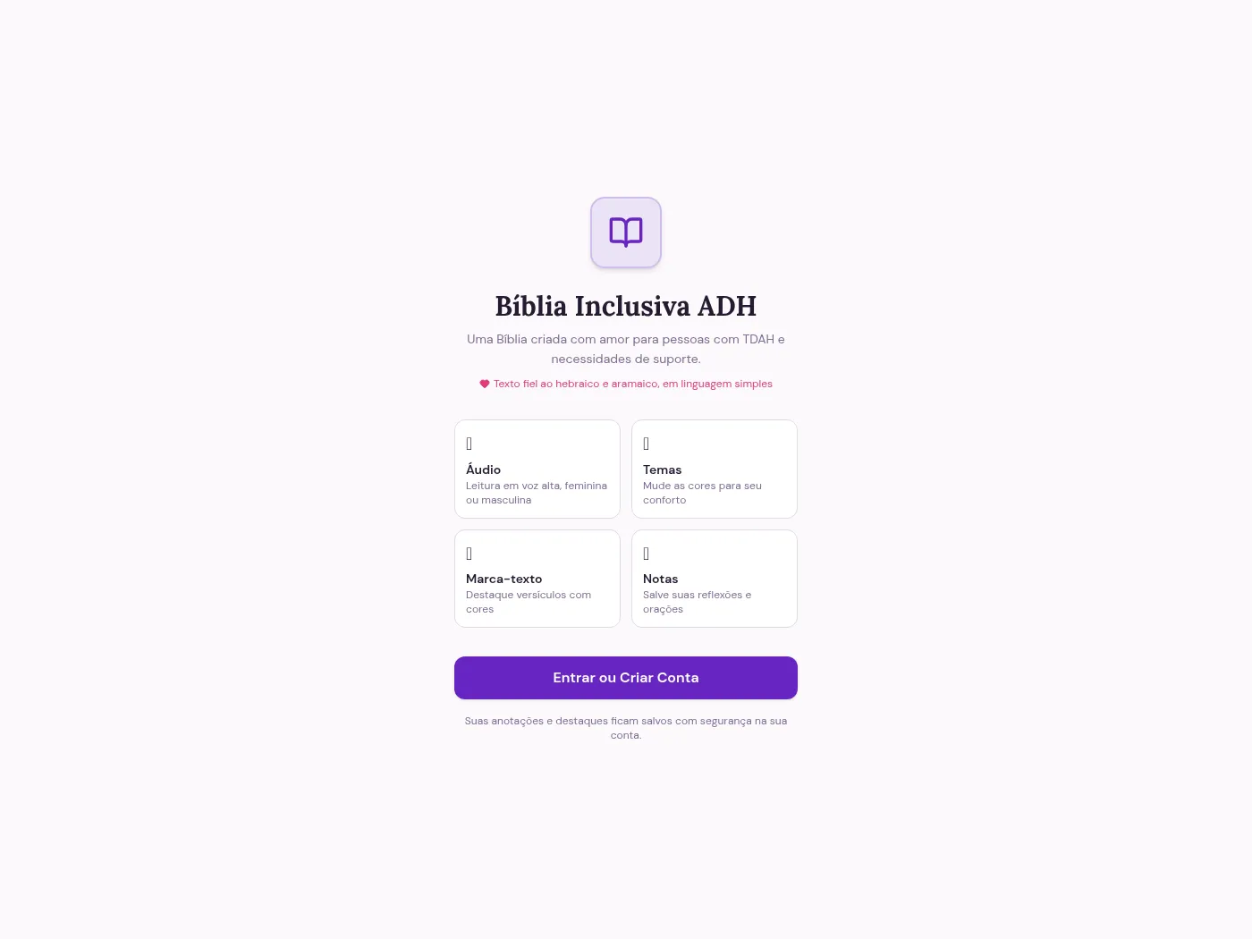 Bíblia Inclusiva ADH
