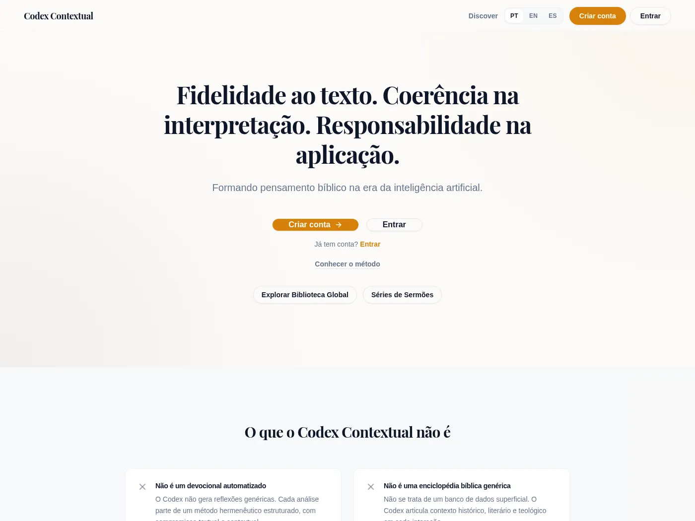 Inteligência Bíblica Contextual