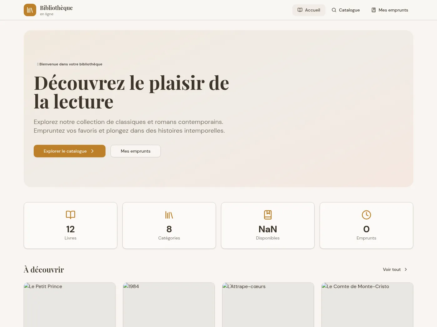 Bibliothèque en Ligne