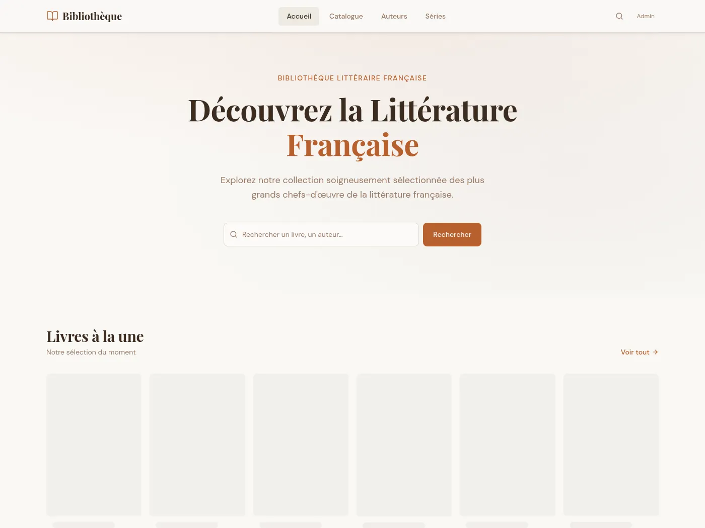 Bibliothèque Littéraire Française