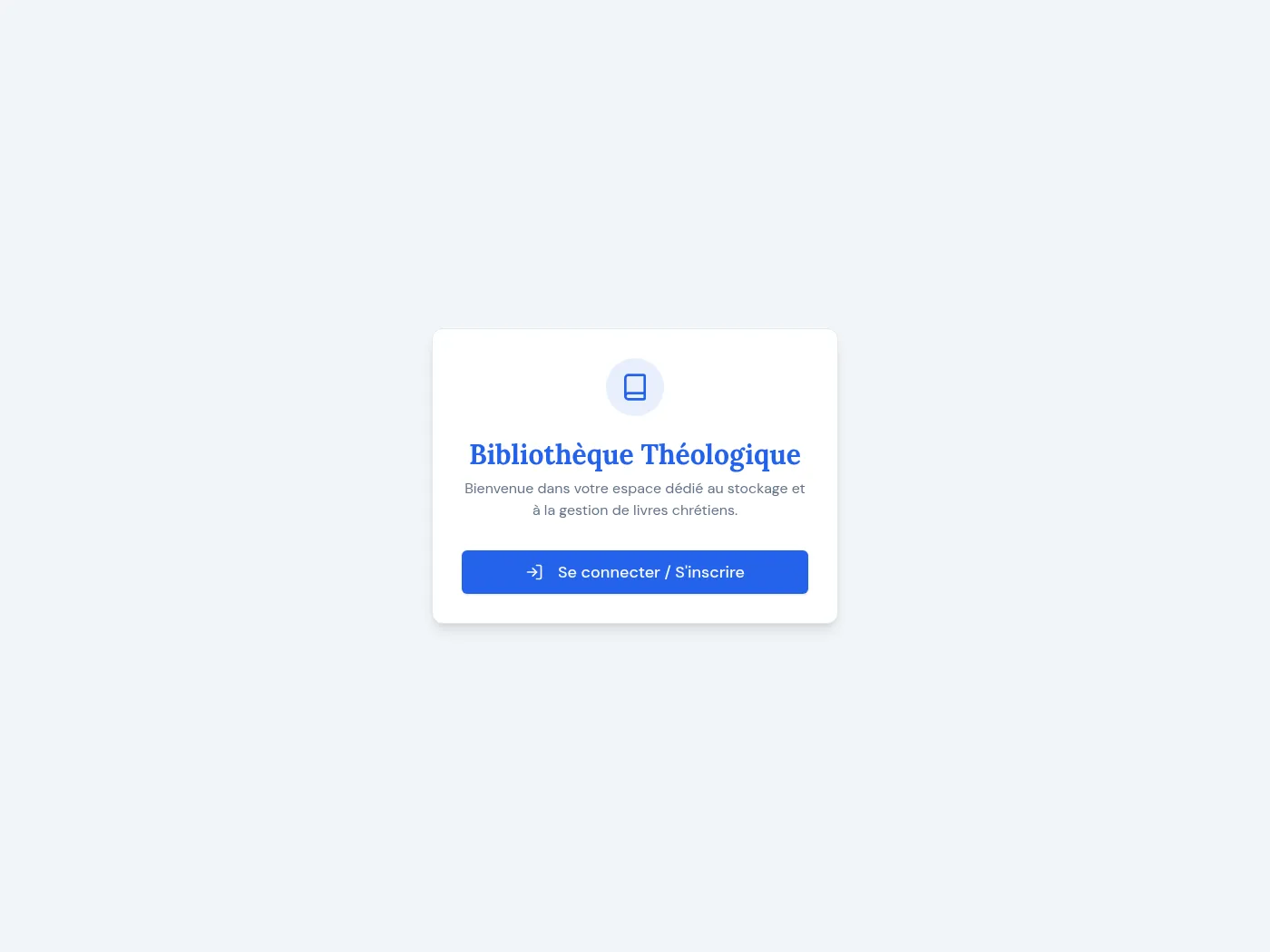 Bibliothèque Théologique
