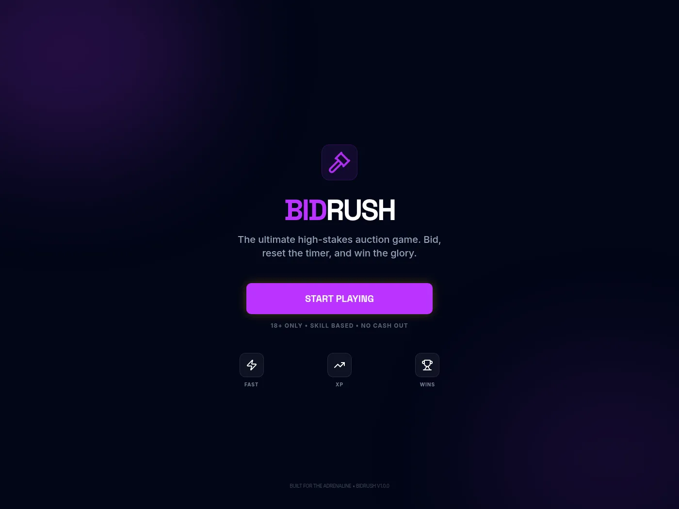 BidRush Game