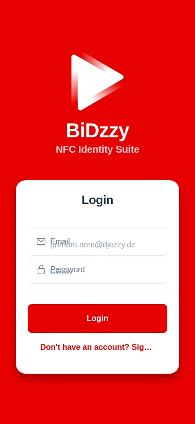 BiDzzy NFC Identity Suite