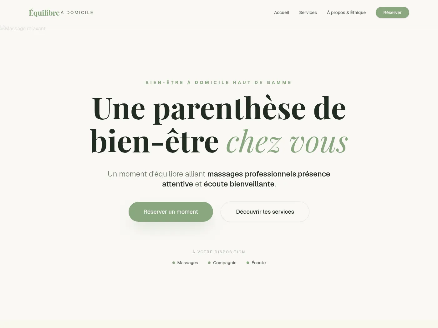 Équilibre à Domicile