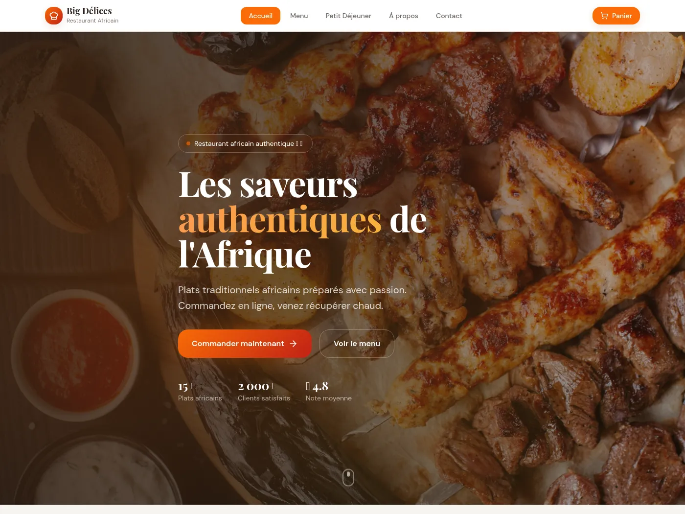 Big Délices E-commerce