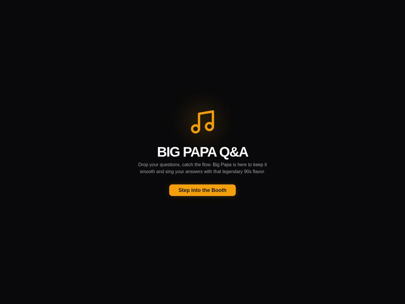 Big Papa Q&A App