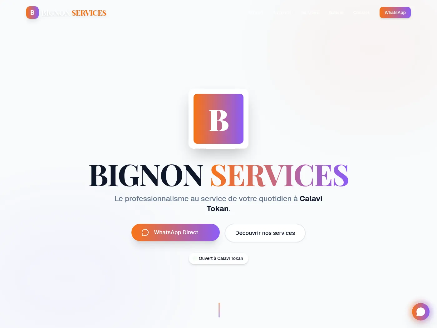 Bignon Services Web
