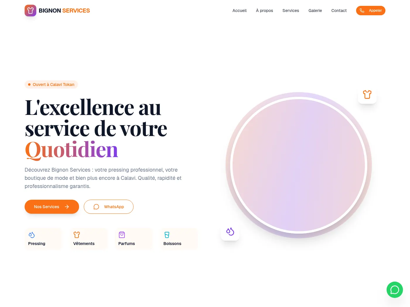 Bignon Services Web Portal
