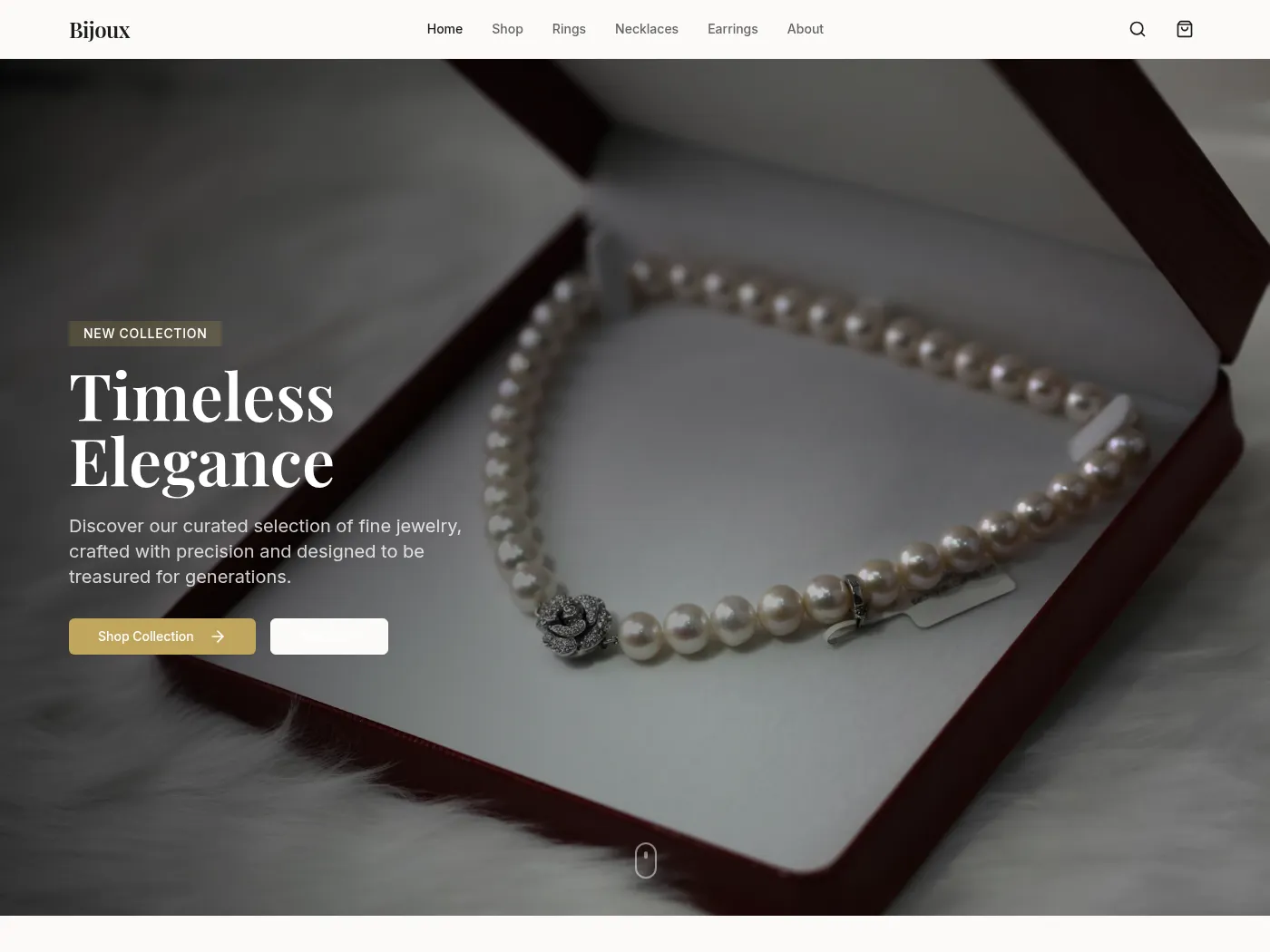 Bijoux Storefront Clone