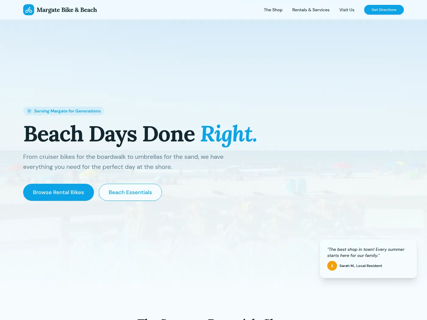 Margate Bike & Beach Web