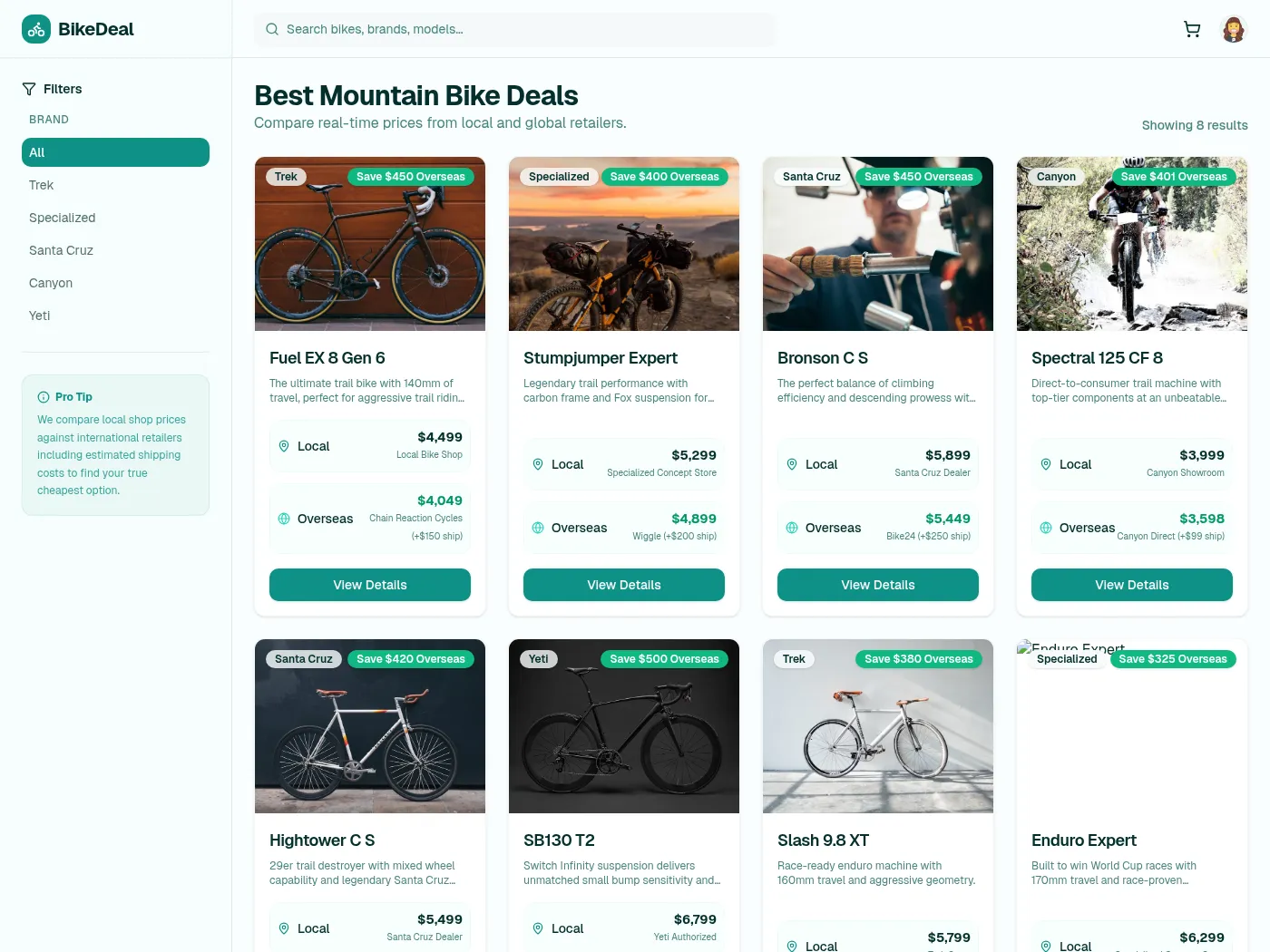 BikeDeal Finder