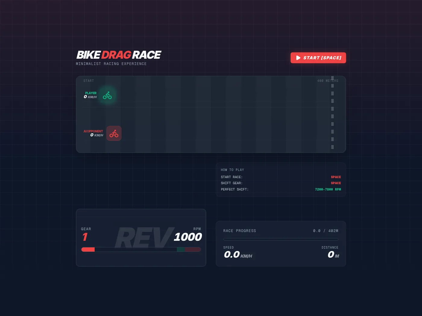 Bike Drag Race Game