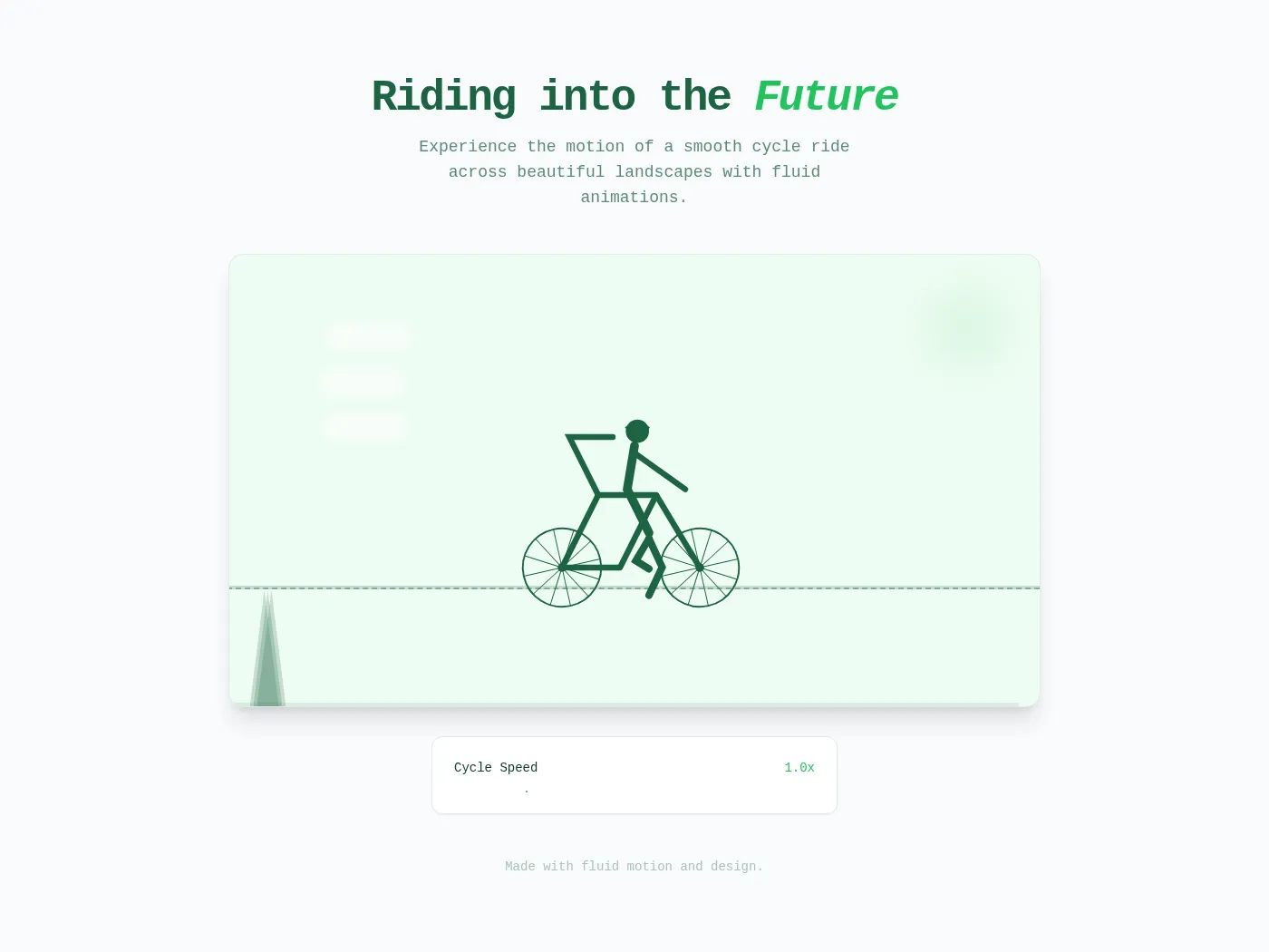 Animated Bike Rider