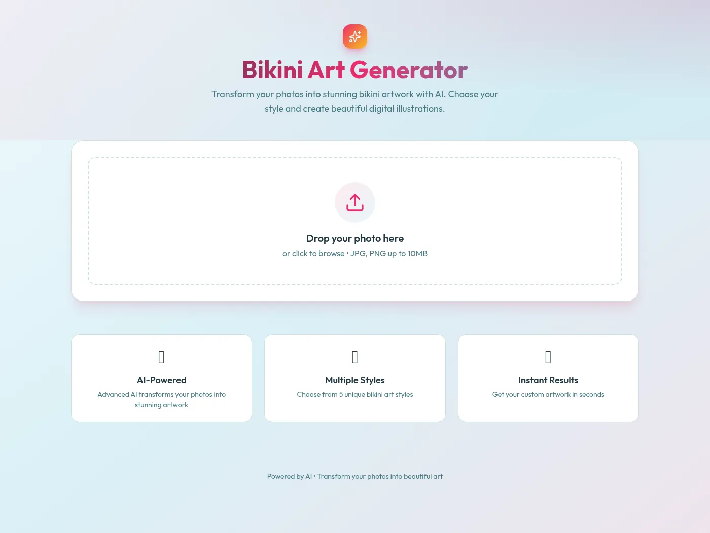 Bikini Art Generator
