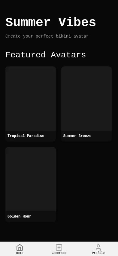 Bikini Style Avatar App