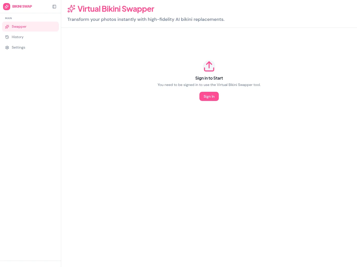 Virtual Bikini Swapper