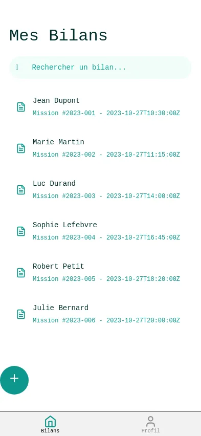 Fiche Bilan PSE Mobile