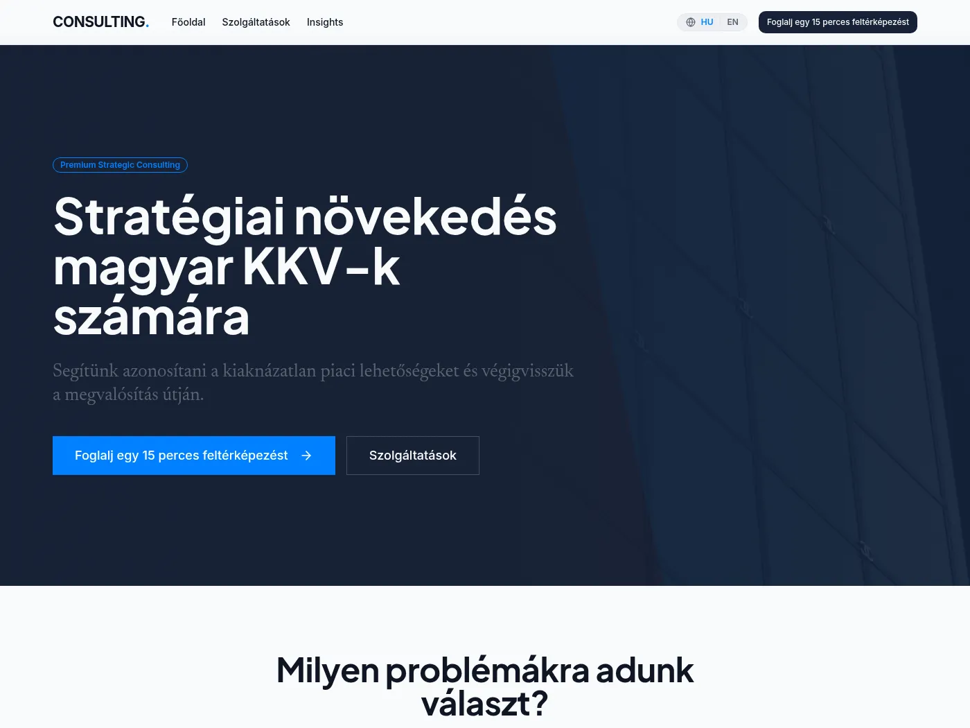 Bilingual Consulting Platform